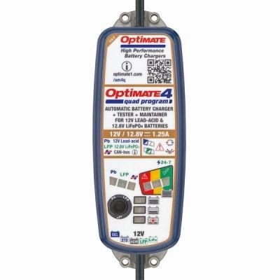Tecmate Acculader Optimate 4 Gold Quad Program